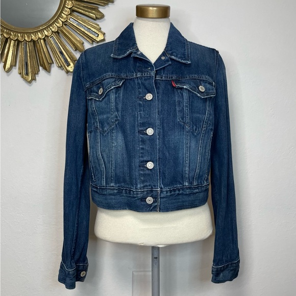 Levi's | Jackets & Coats | Levis Crop Denim Jacket | Poshmark